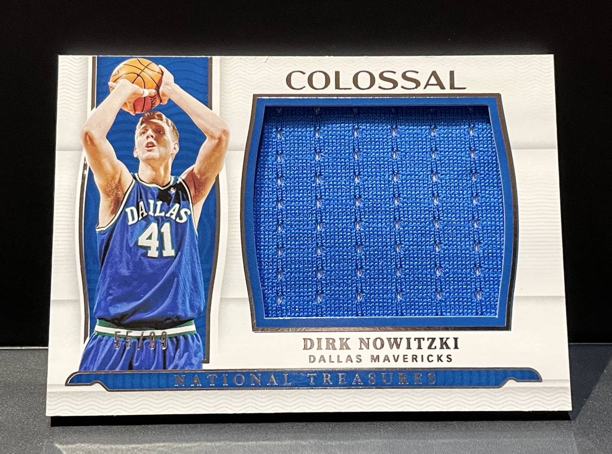 【未使用に近い】Dirk Nowitzki 2021-22 Panini National Treasures Colossal ...