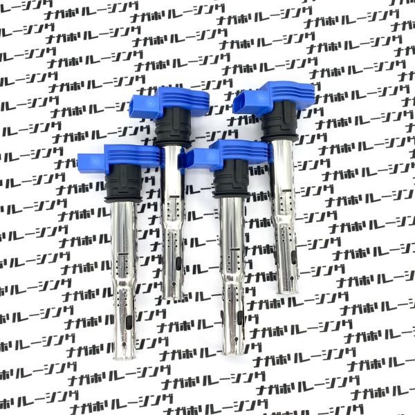 【未使用】馬力アップ 保証/即納 アウディ 強化イグニッションコイル 4本 TT 8J 06F905115A 07K905715D ...