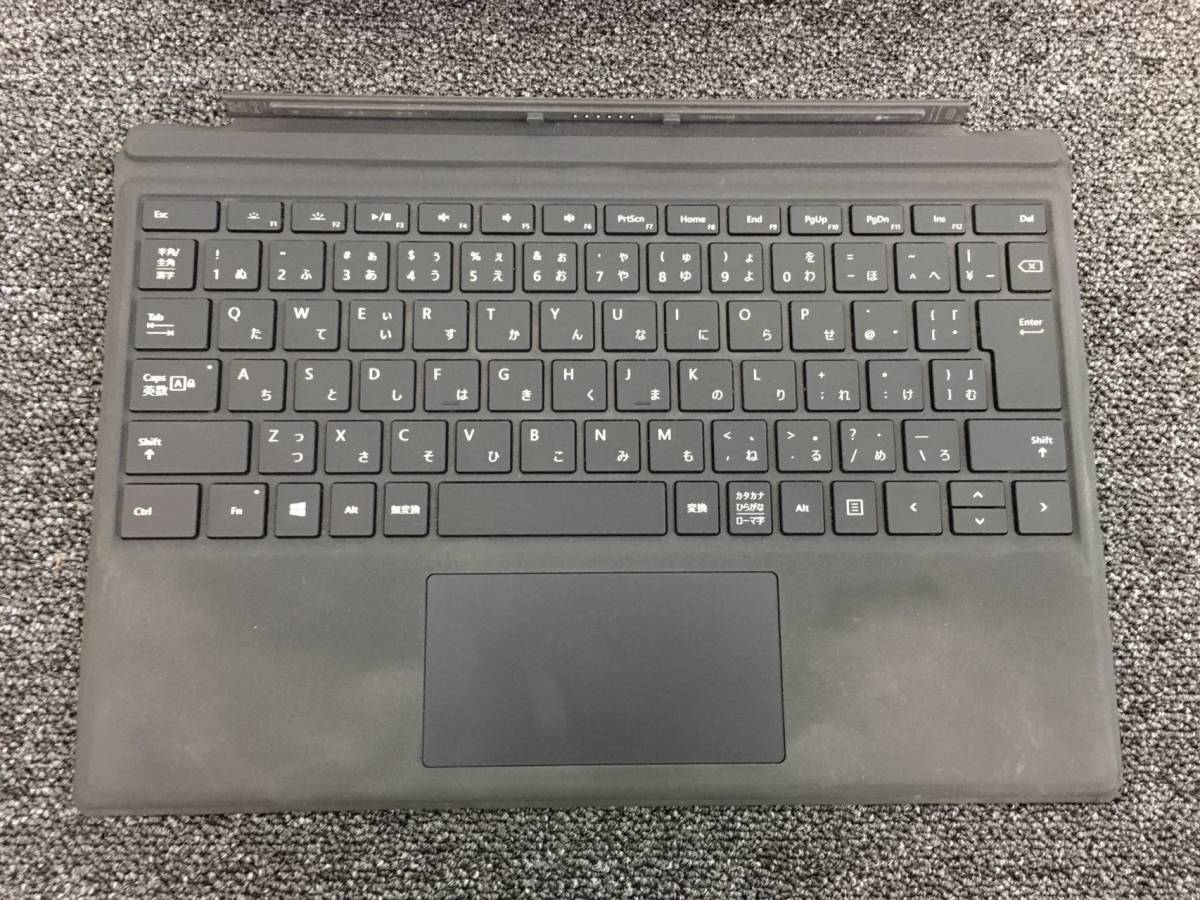 【傷や汚れあり】【Microsoft】 MODEL 1725 Surface ブラック 純正 SurfacePro対応 中古タイプカバー 動作 ...