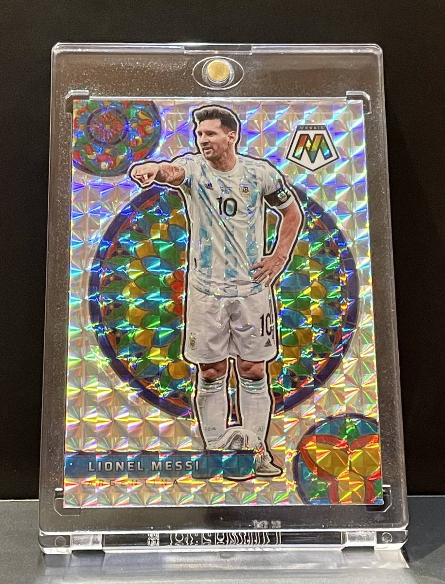 【未使用に近い】Lionel Messi 2021-22 Panini Mosaic Road to FIFA World Cup ...