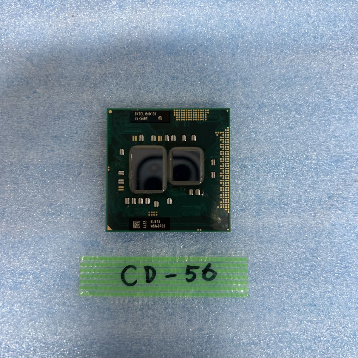 【傷や汚れあり】CD-56 激安 CPU Intel Core i5 560M SLBTS 動作品 同梱可能の落札情報詳細 - ヤフオク落札 ...