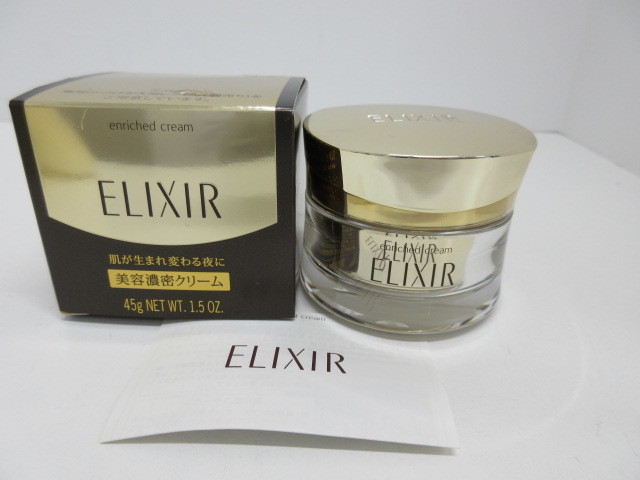 【未使用】コスメ祭 ⑤ 未開封 資生堂 ELIXIR エリクシール シュペリエル エンリッチドクリーム CB 45g 試用見本 美容濃密クリームの落札情報詳細 - ヤフオク落札価格検索 オークフリー