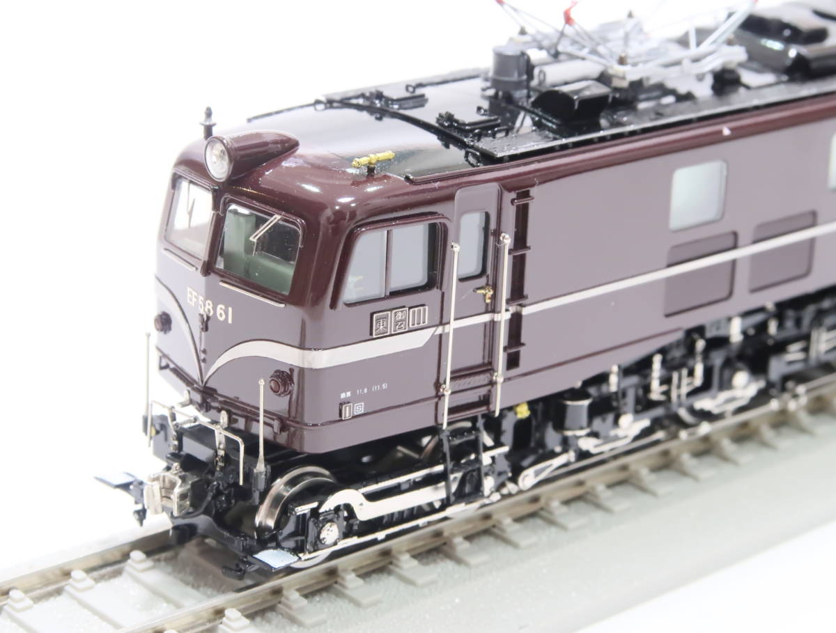 【未使用に近い】HO ピノチオ EF58 61号機 お召機 庇湾曲なし 超精密真鍮製メーカー完成品 少量生産 MILLENNIUM LINE メーカー廃業 超入手困難品 Pinochio の ...