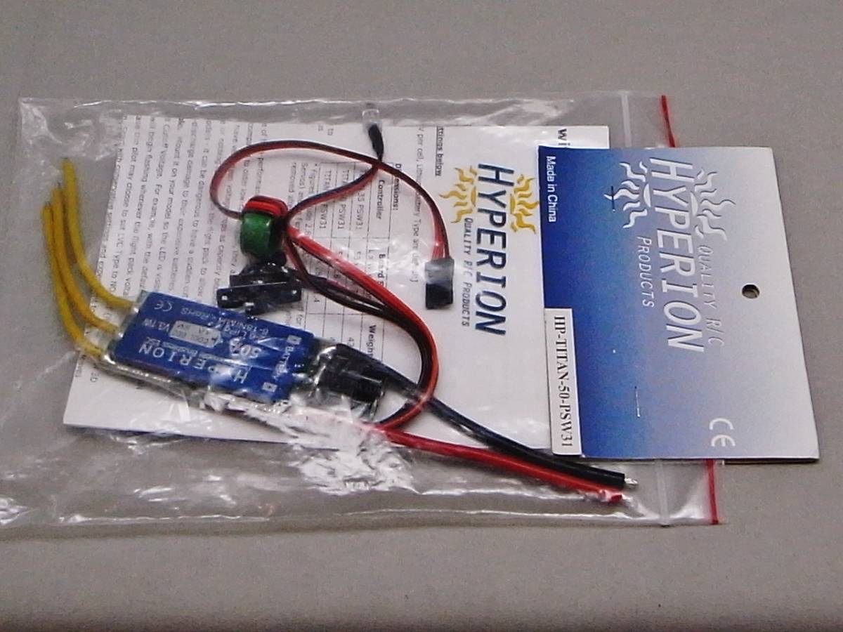 【新品】Hyperion ESC TITAN 80A BEC 日本語説明書付き の落札情報詳細| ヤフオク落札価格情報 オークフリー