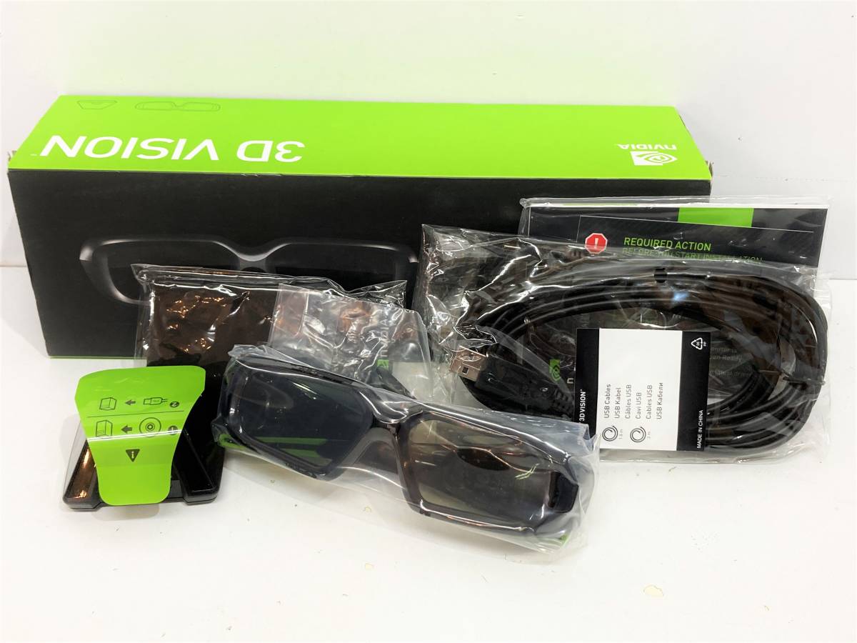 【未使用】未使用★NVIDIA(エヌヴィディア) 3D VISION KIT 3Dビジョングラス メガネ ゴーグル ゲーム パソコン の落札 ...