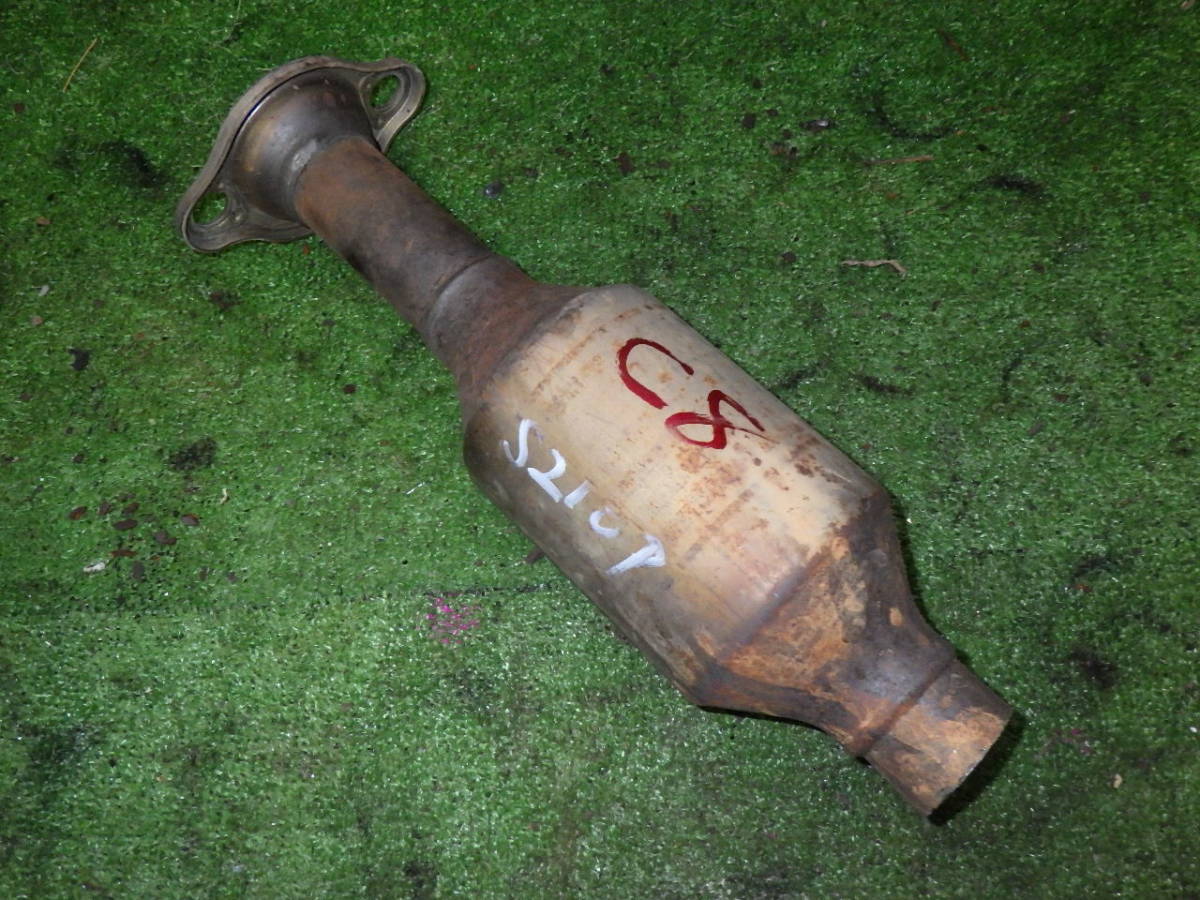【全体的に状態が悪い】C8 ダイハツ ハイゼットトラック S210P EF 触媒 素材 フロントパイプ エキマニ フロントマフラー コンバーター の落札情報詳細| ヤフオク落札価格情報 オークフリー