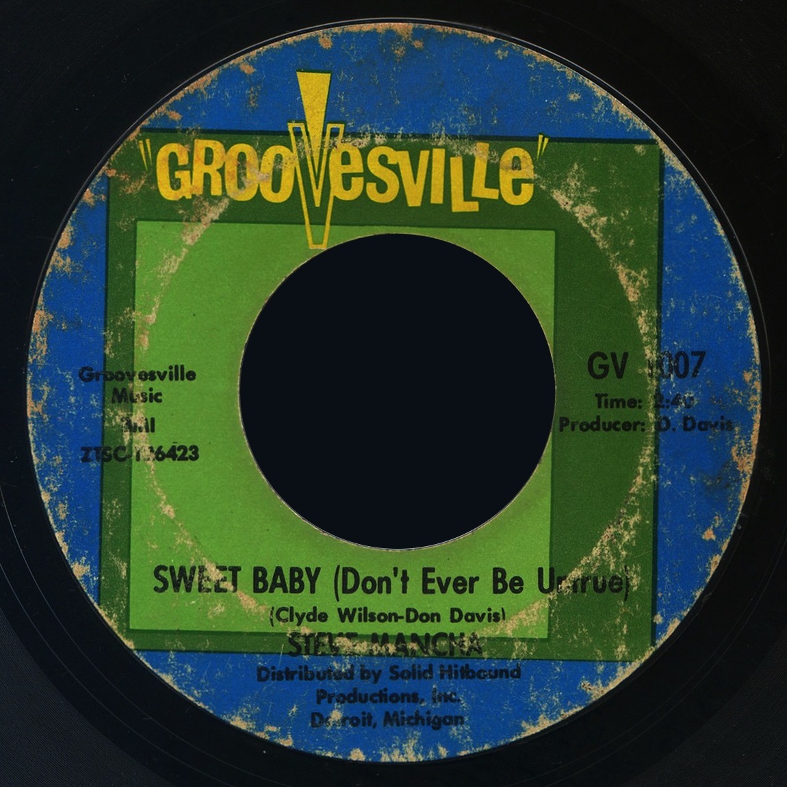 【傷や汚れあり】[SOUL 45] STEVE MANCHA / Sweet Baby (Don't Ever Be Untrue ...