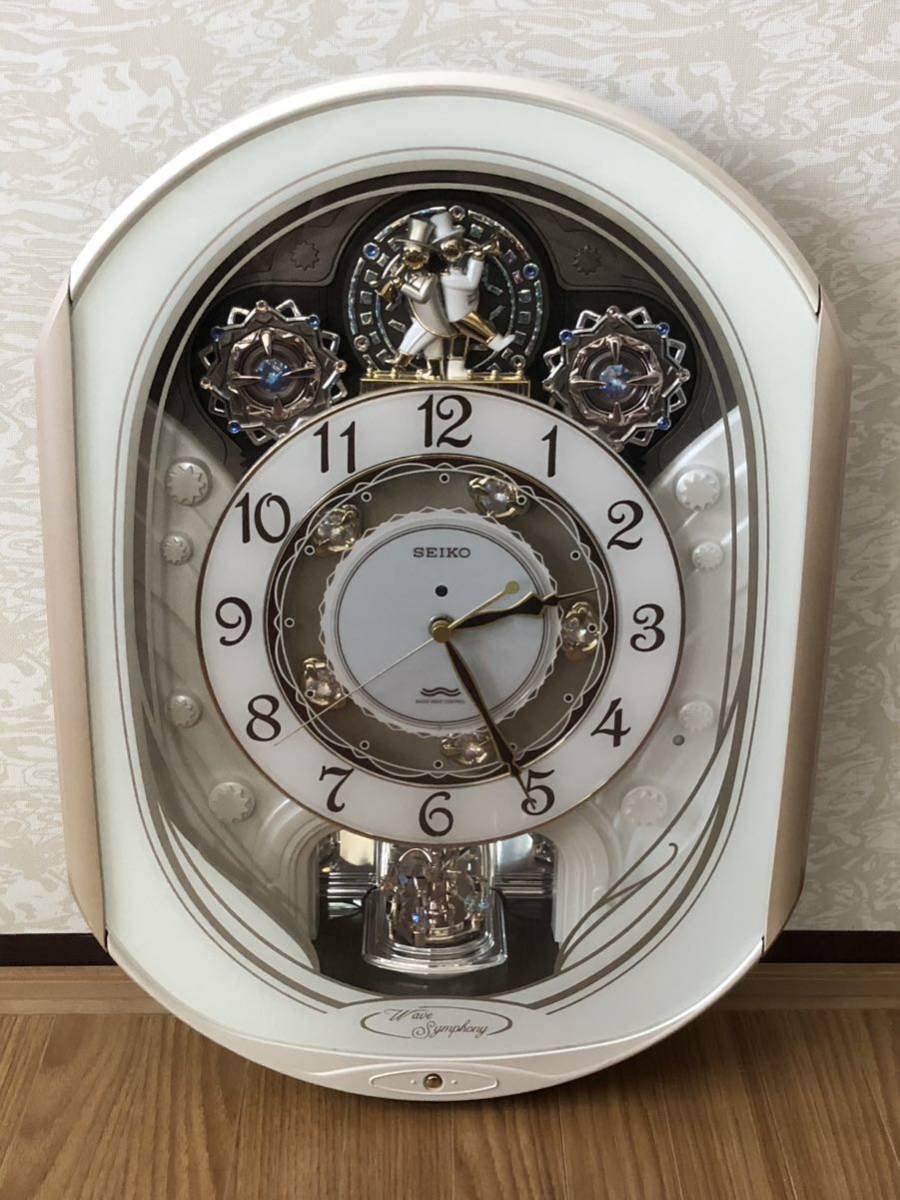 【やや傷や汚れあり】SEIKO セイコータイムクリエーション RE565W [電波時計 ウェーブシンフォニー]掛け時計 動作品 大阪市淀川区 ...