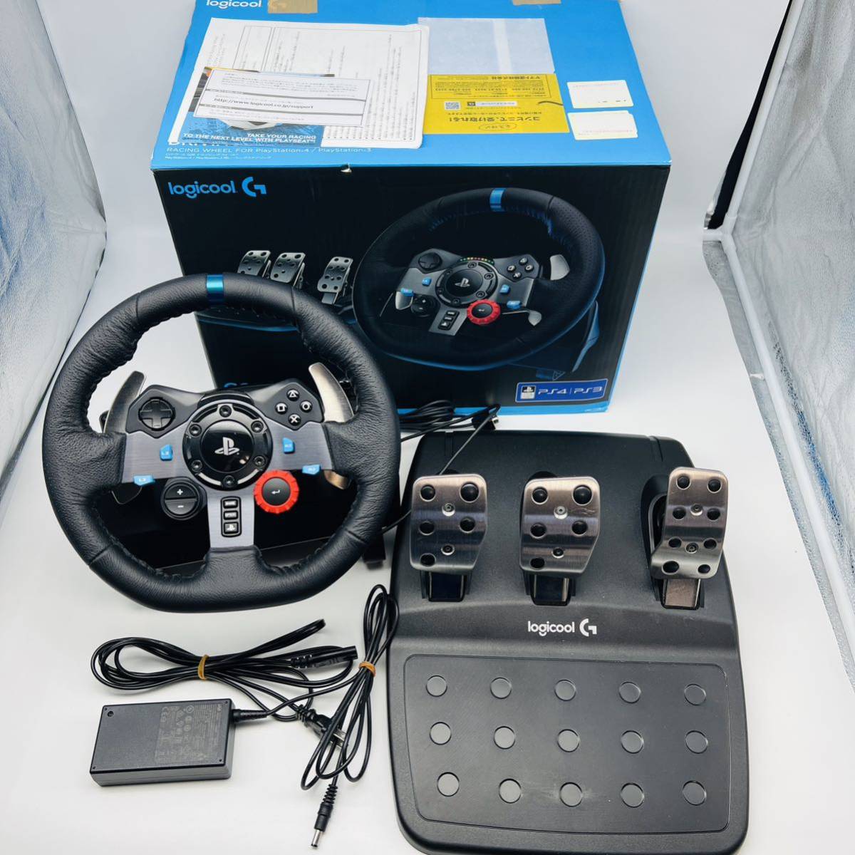 【傷や汚れあり】1円〜 【ゲームアクセサリ】logicool ロジクール G29 レーシングゲーム用 PS4 コントローラー セット LPRC-15000 現状品 の落札情報詳細| ヤフオク ...