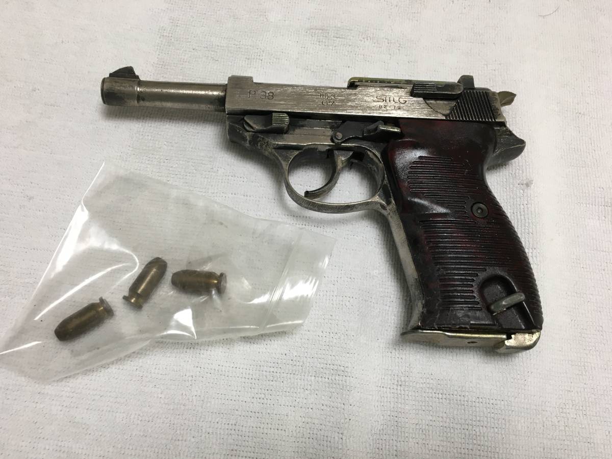 【目立った傷や汚れなし】MGC ワルサー P38 タニオアクション 金属モデルガン SMG刻印の落札情報詳細 - ヤフオク落札価格検索 オークフリー
