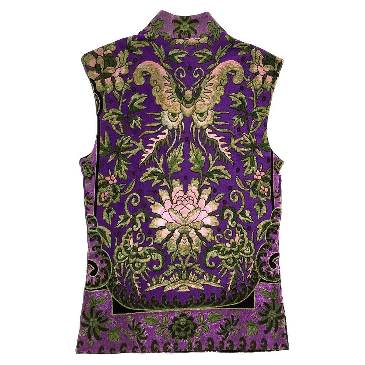 【未使用に近い】90s vivienne tam CHINOISERIE CHINESE MESH SHIRT TOP ヴィヴィアンタム ...