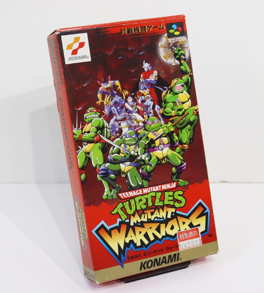 【やや傷や汚れあり】SFC (スーパーファミコン) T.M.N.T. ミュータント ウォーリアーズ / 箱・説明書付き / メール便可 / R03510の落札情報詳細 - ヤフオク落札価格情報 ...