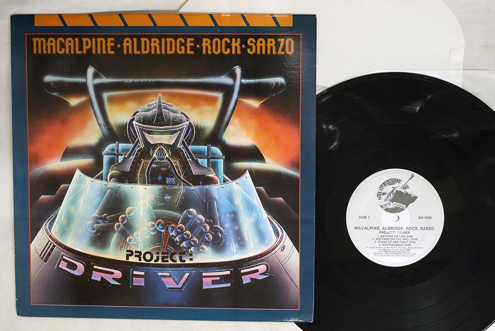 【やや傷や汚れあり】US-ORIGINAL MACALPINE-ALDRIDGE-ROCK-SARZO/PROJECT: DRIVER ...