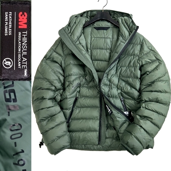 【未使用】 DIESEL ディーゼル 定4.6万 W-DWAIN-21 JACKET 3M THINSULATE フーデッド 中綿ジャケット ...