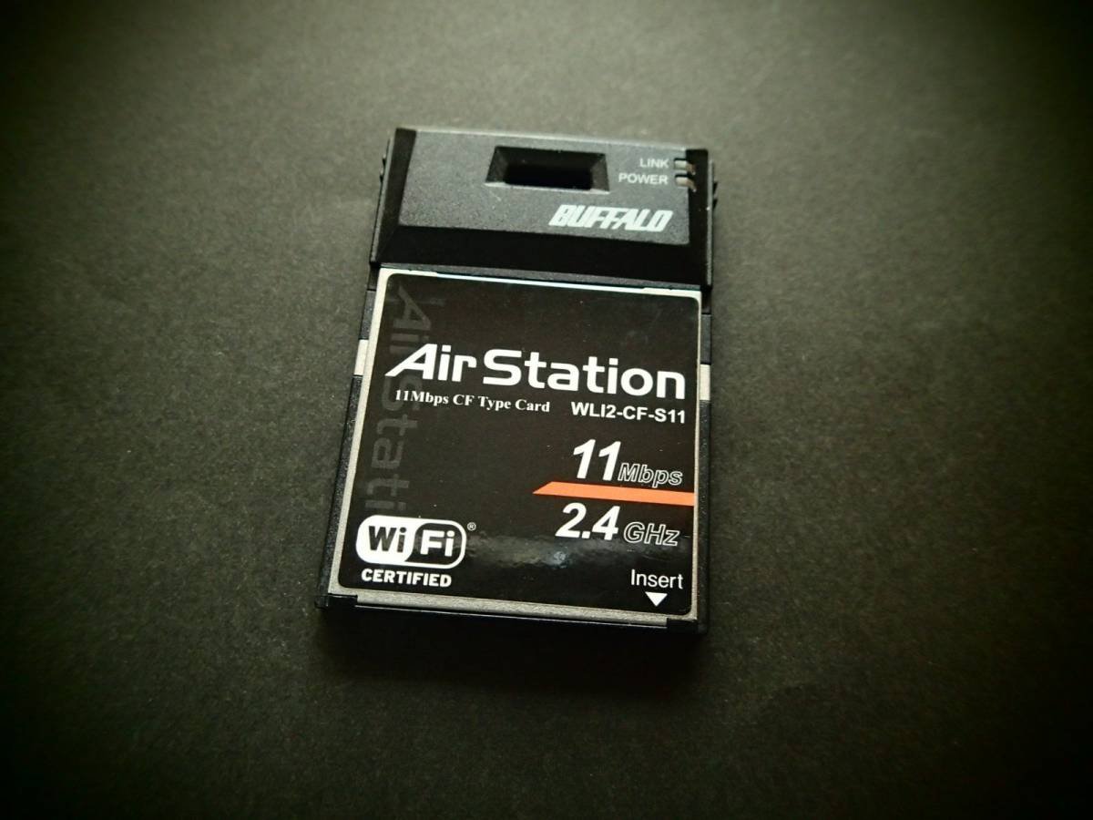 【やや傷や汚れあり】送料無料 BUFFALO WLI2-CF-S11 コンパクトフラッシュカード型 無線LANアダプタの落札情報詳細 ...