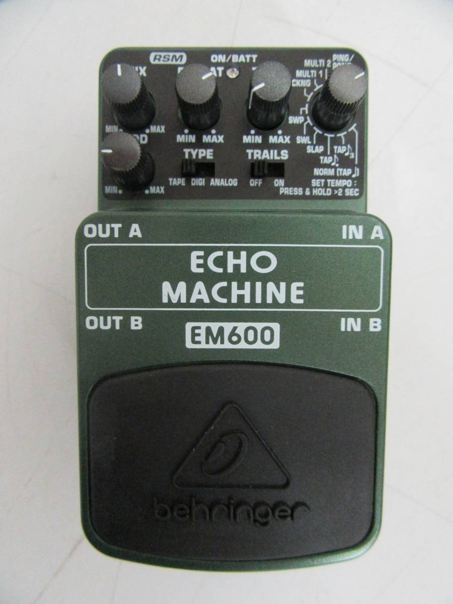 【やや傷や汚れあり】★behringer em600 エコーマシン エフェクターの落札情報詳細 - ヤフオク落札価格検索 オークフリー