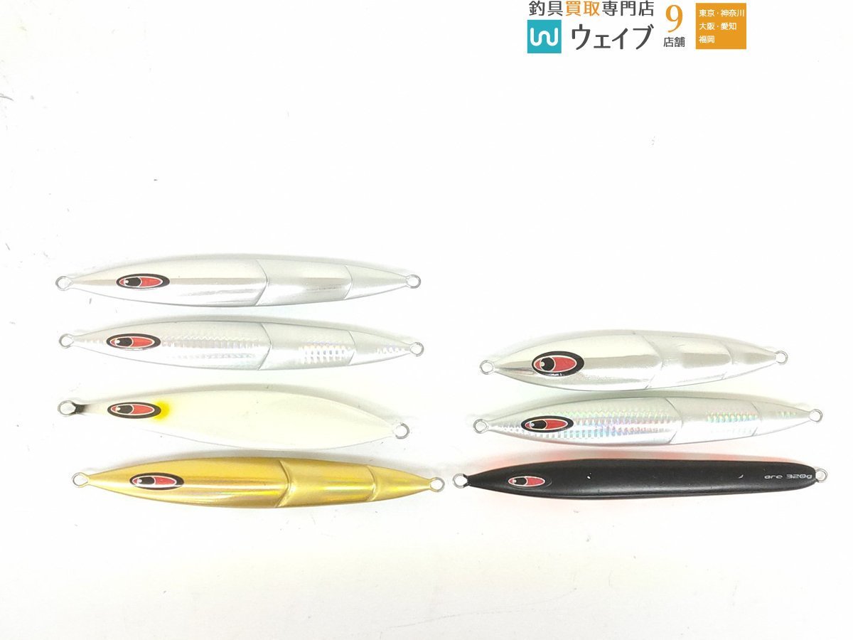 【やや傷や汚れあり】シーフロアコントロール arc アーク 320g・レクター 300g・クランキー 290g・クランキー 320g 各カラー 計7点 中古メタルジグ の落札情報詳細 ...