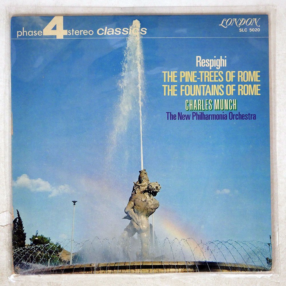 【やや傷や汚れあり】プロモ CHARLES MUNCH/RESPIGHI PINE-TREES OF ROME/LONDON SLC-5020 ...