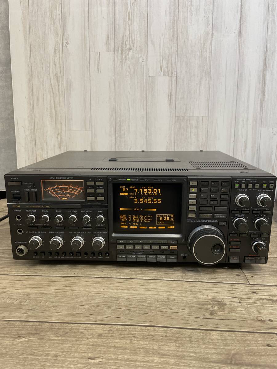 【傷や汚れあり】ICOM IC-780 HF ALL BAND TRANSCEIVER の落札情報詳細 - ヤフオク落札価格検索 オークフリー