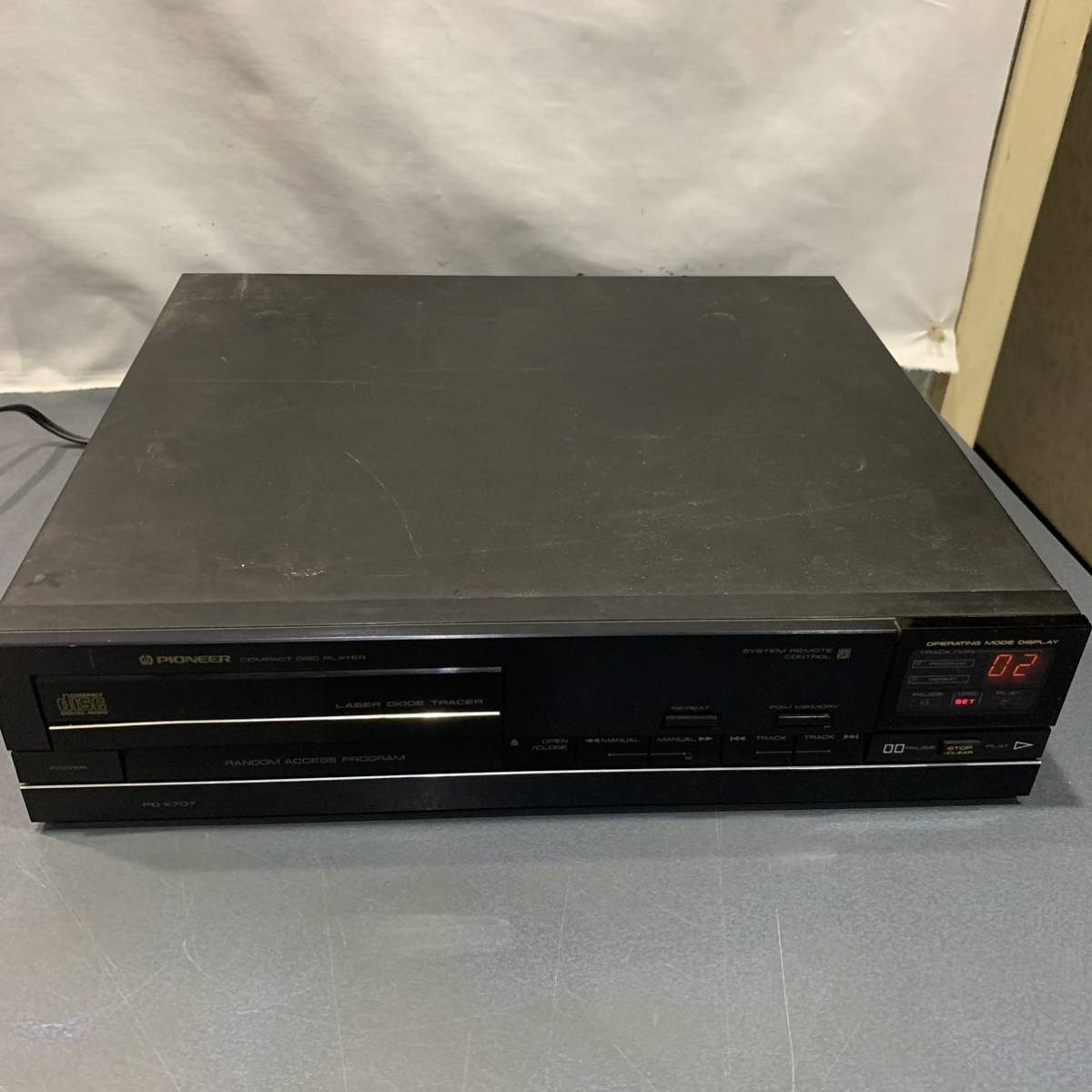 【やや傷や汚れあり】Pioneer CDプレーヤー PD-X707 積分型DAC CX20152搭載 CD再生確認済み CDプレーヤー の落札 ...