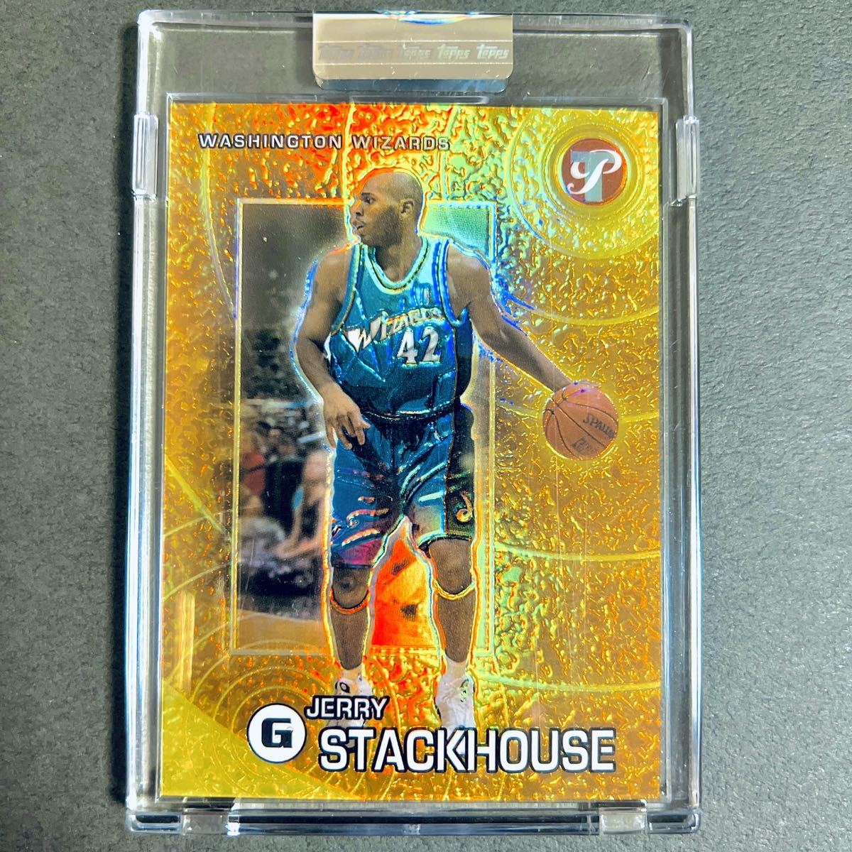 【目立った傷や汚れなし】【50シリ】Panini NBAカード Jerry Stackhouse 2002-03 Topps Pristine ...
