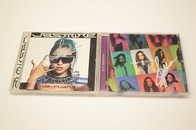 【やや傷や汚れあり】NY138【即決・送料無料・サイン入り】「JASMINE2.0」 「High Flying」JASMINE CD 2枚 ...