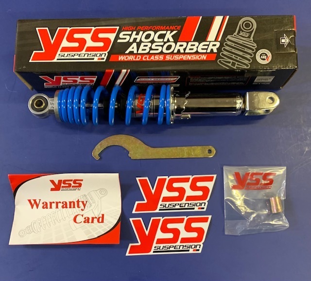 【未使用】YSS リアサス リアサスペンション リヤサス ライブディオZX ライブDIOZX ライブDIO ライブディオ DIOZX DIO AF34 AF35 310mm ブルー 新品の落札 ...