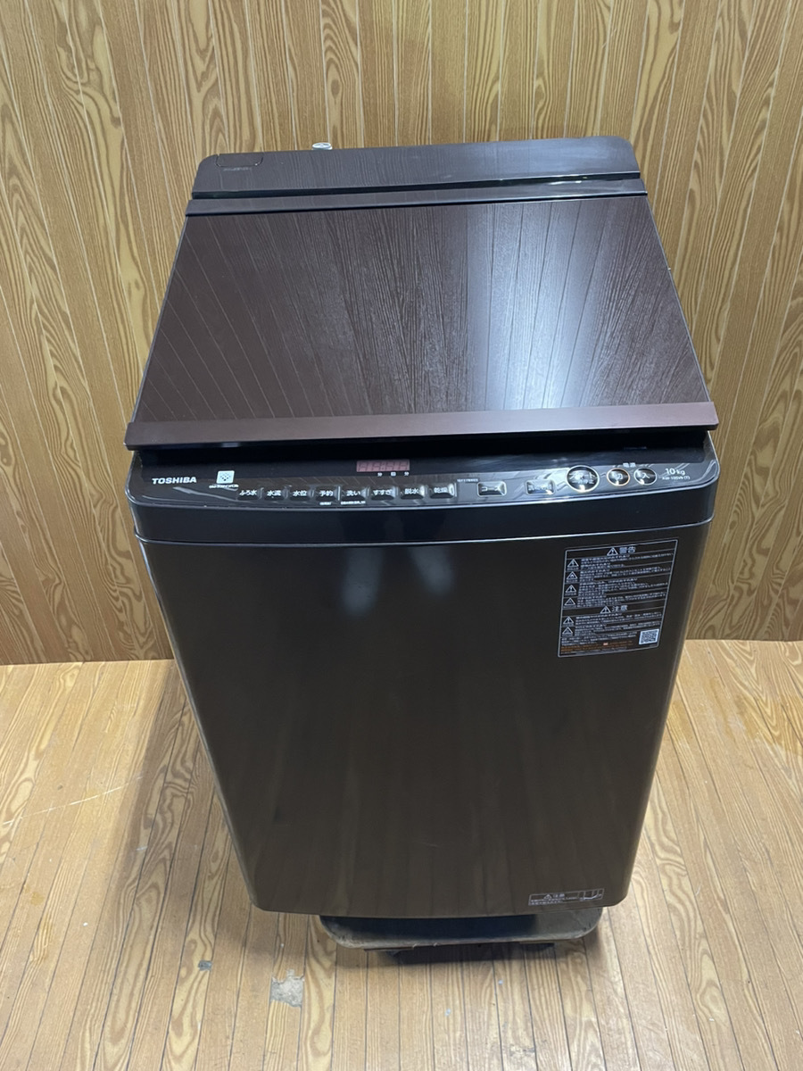 【やや傷や汚れあり】1420Z★2021年製★東芝/TOSHIBA 洗濯機 ZABOON AW-10SV9★大容量10kc/温か抗菌ウルトラ ...