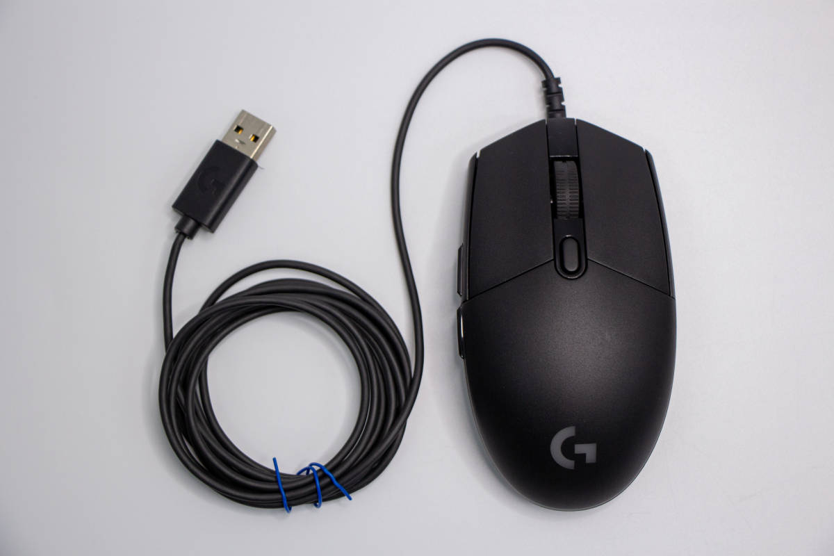 【やや傷や汚れあり】中古 Logicool G ロジクール G ゲーミングマウス 有線 G203 LIGHTSYNC RGB 6個プログラムボタン 85g軽量 G203-BK の落札情報詳細 ...