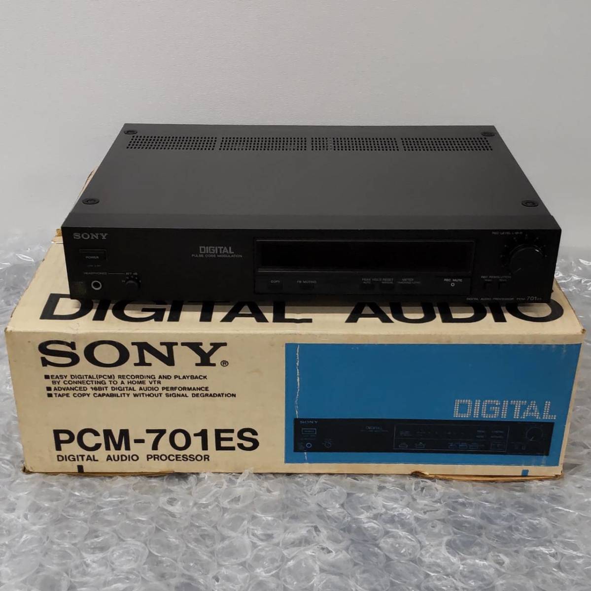 【全体的に状態が悪い】C255392(123)-23/OR3000【横浜】SONY デジタルオーディオプロセッサー PCM-701ES ...