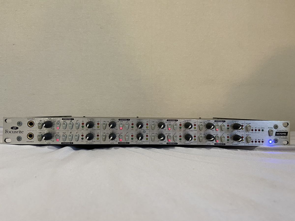 【中古】Focusrite OctoPre Platinum 中古の落札情報詳細 - ヤフオク落札価格情報 オークフリー