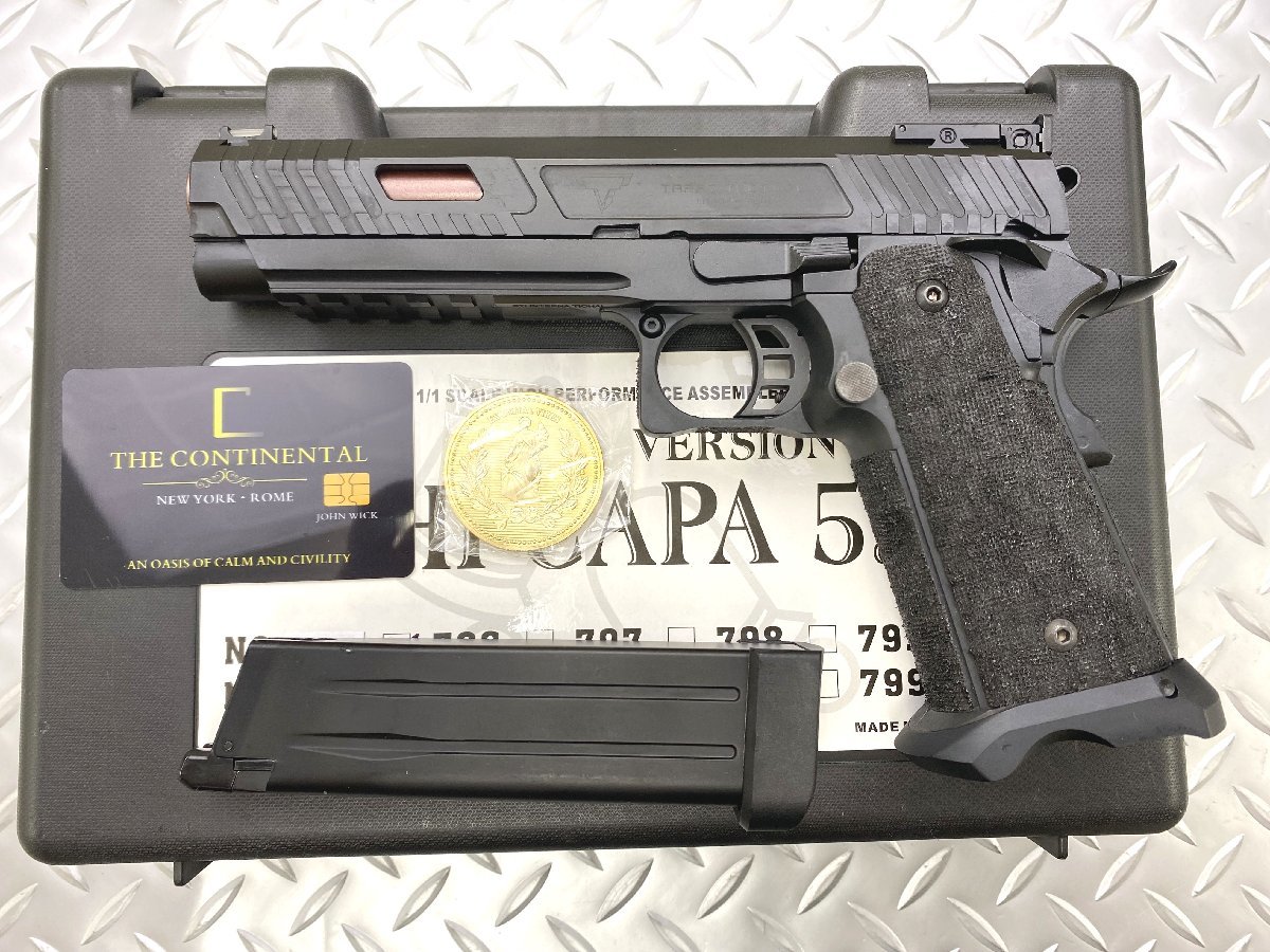 【やや傷や汚れあり】中古 BELL TTI/STIタイプ ハイキャパ 2011 Sight Tracker No.894 Co2 ガスガン 1 ...