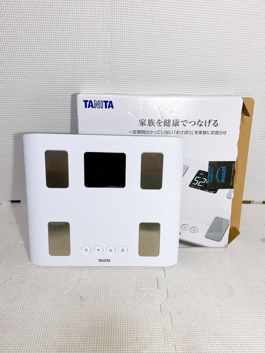 【目立った傷や汚れなし】★大 タニタ TANITA 体重計 体組成計 BC-332L 2022年製 白 Bluetooth BMI測定 デジタル体重計 体脂肪測定 筋肉量 ヘルスメーター の ...