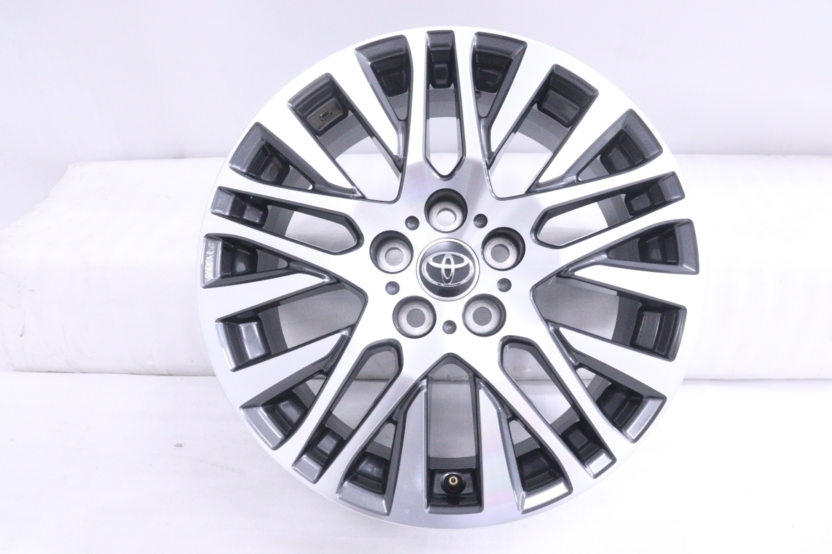 【やや傷や汚れあり】2Y-1619★前期 AGH30W アルファード ヴェルファイア ホイール1本 純正 18×7.5J 5穴 PCD 114 ...