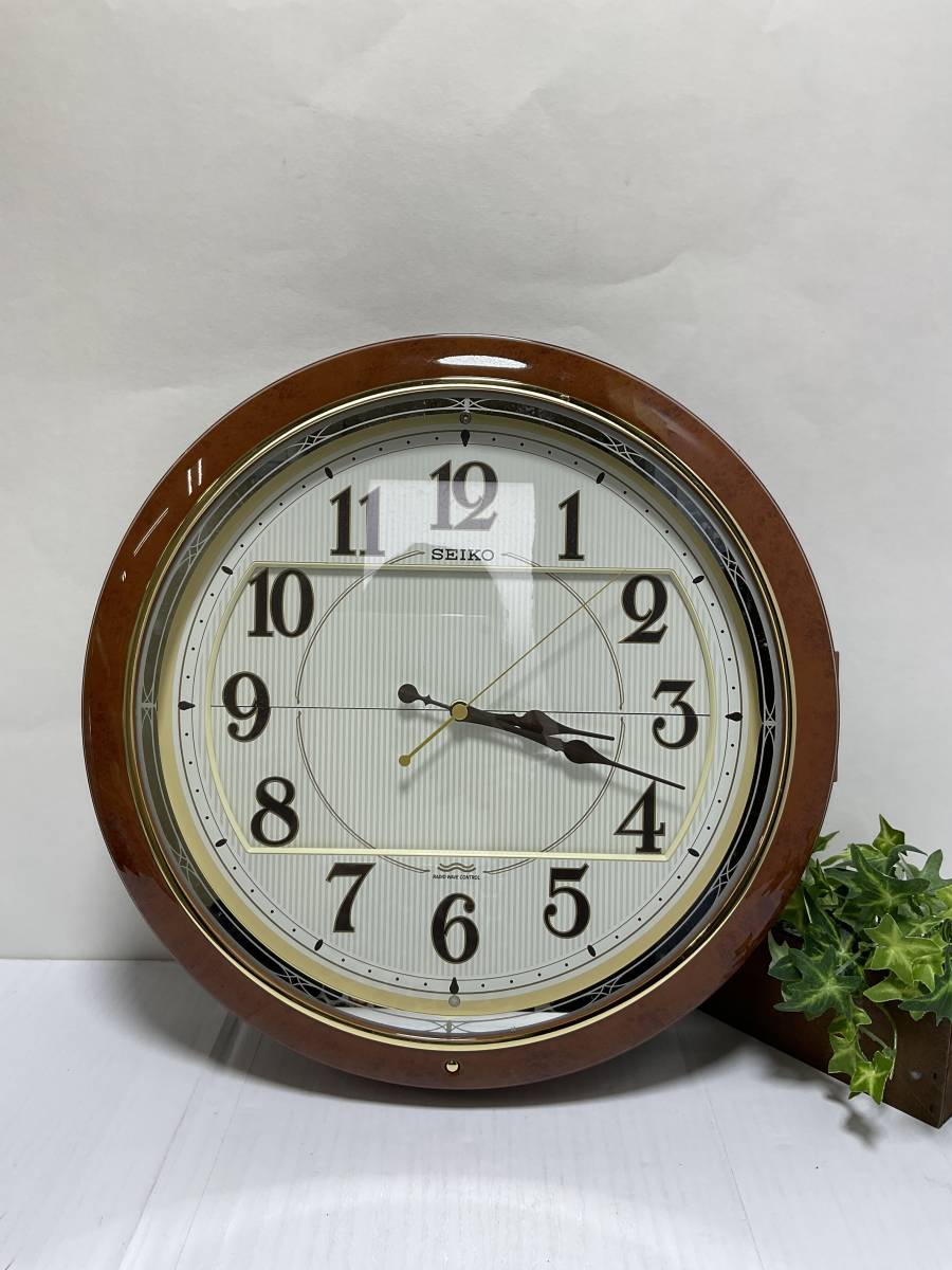 【目立った傷や汚れなし】SEIKO セイコー 電波時計 ウェーブシンフォニー からくり時計 掛け時計 RE559Bの落札情報詳細 - ヤフオク ...