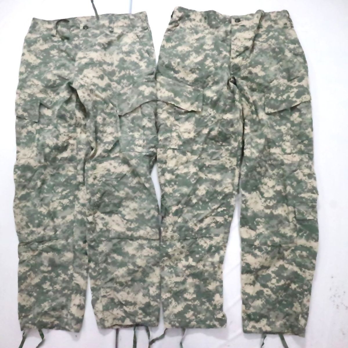 【やや傷や汚れあり】 米軍実物 ACUデジカモパンツ set ミリタリー アーミー 他 (メンズM) 8枚セット まとめ売り 古着卸 1円 ...