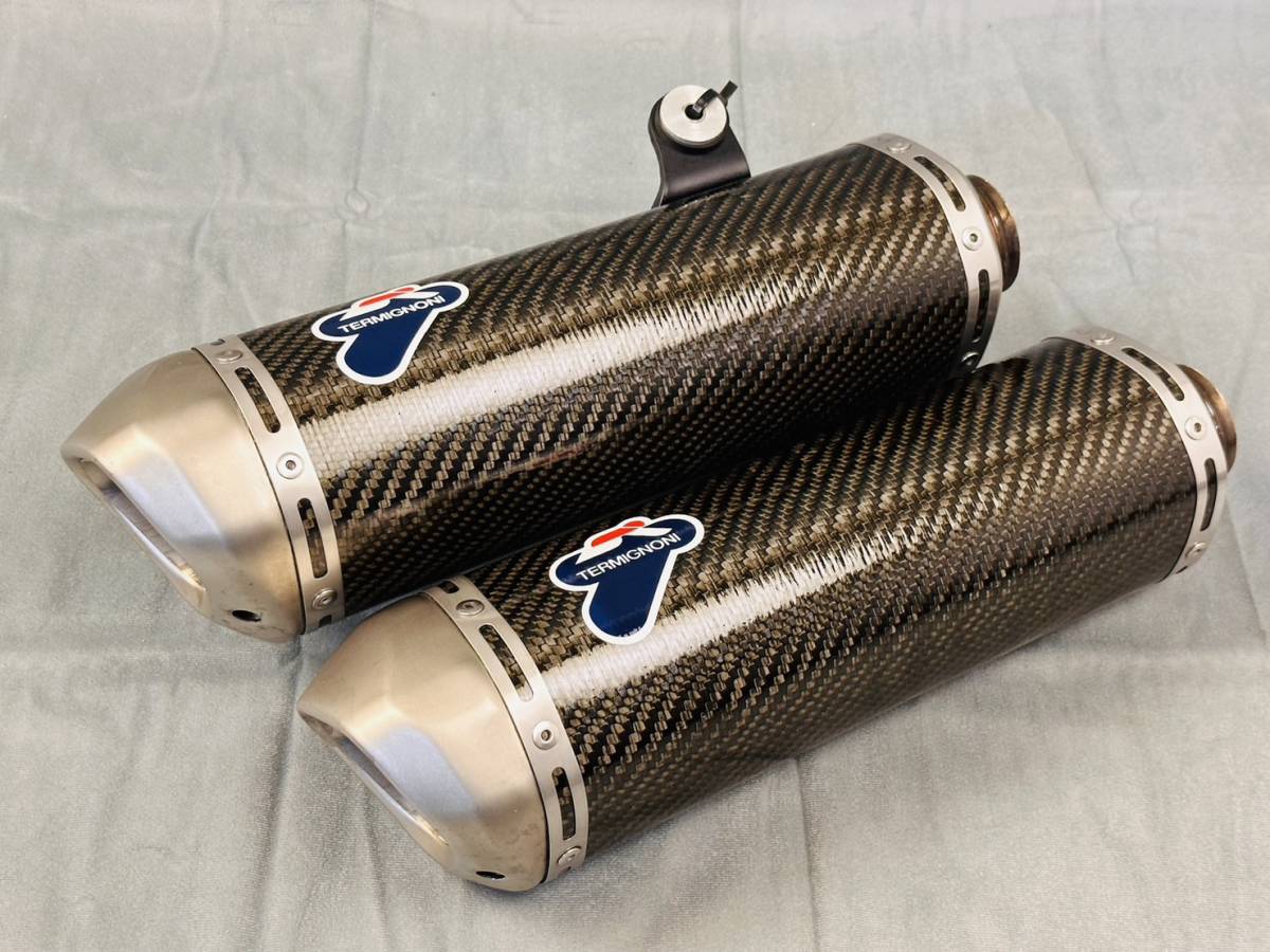 【目立った傷や汚れなし】 D94 売切り! 美品 M1100EVO ドゥカティ テルミニョーニ カーボン スリップオン サイレンサー のみ の ...