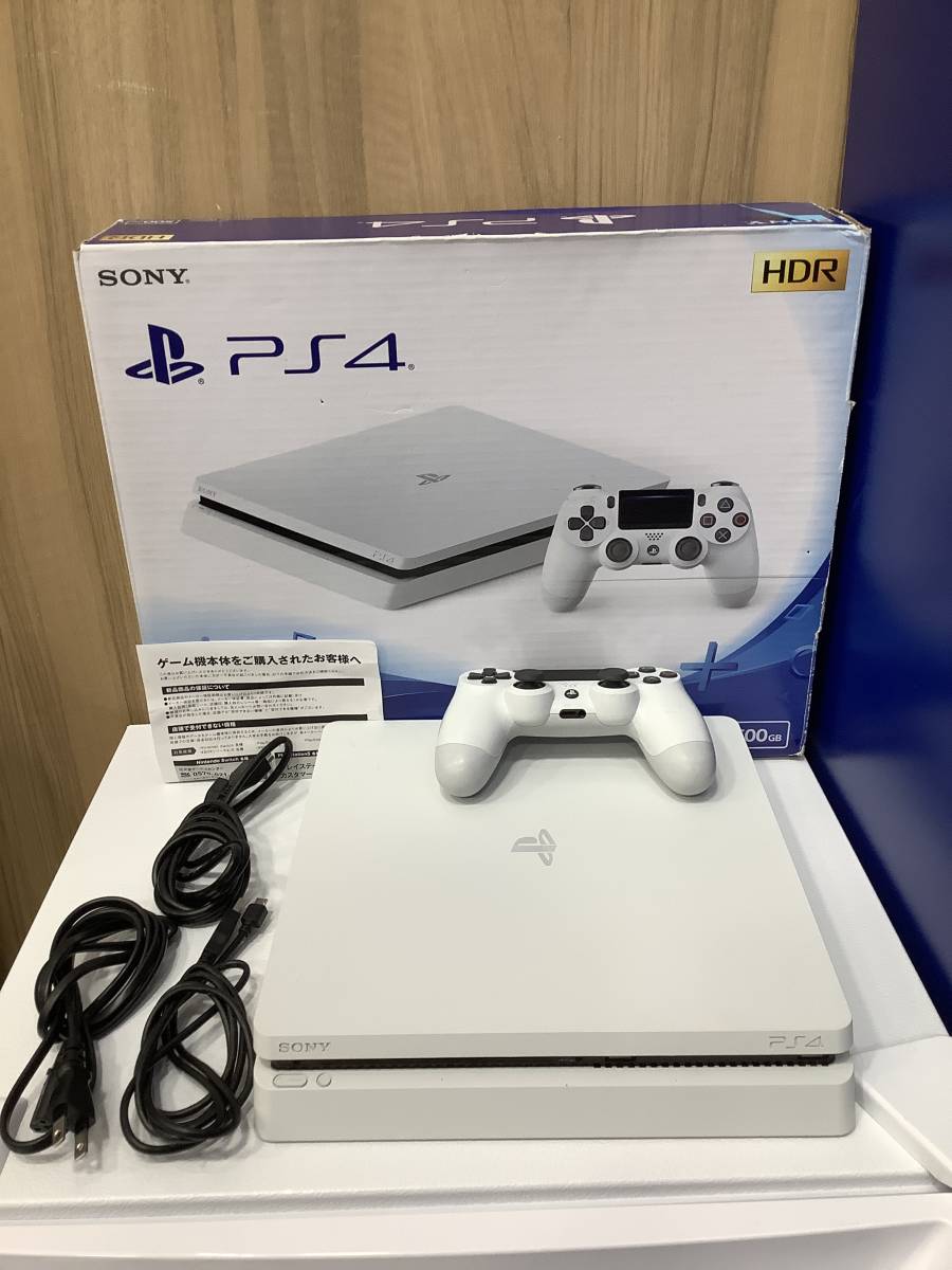 【傷や汚れあり】#4603 SONY ソニー PlayStation4 PS4 500GB プレイステーション4 CUH-2200AB02 グレイシャー・ホワイト 中古 通電確認済み の落札 ...
