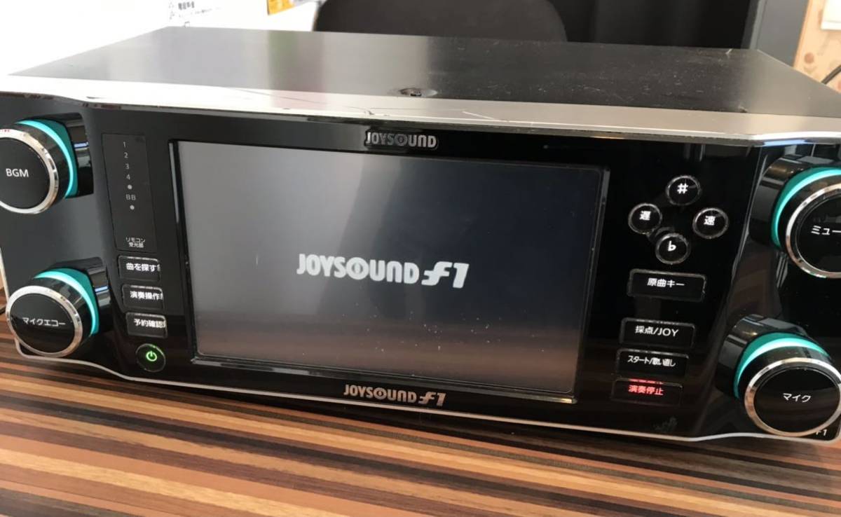 【傷や汚れあり】(1215c2)JOYSOUND ジョイサウンド JS-F1 カラオケ機器 業務用 通信カラオケ エクシング ターミナル 通電ok の落札情報詳細| ヤフオク落札価格情報 オークフリー
