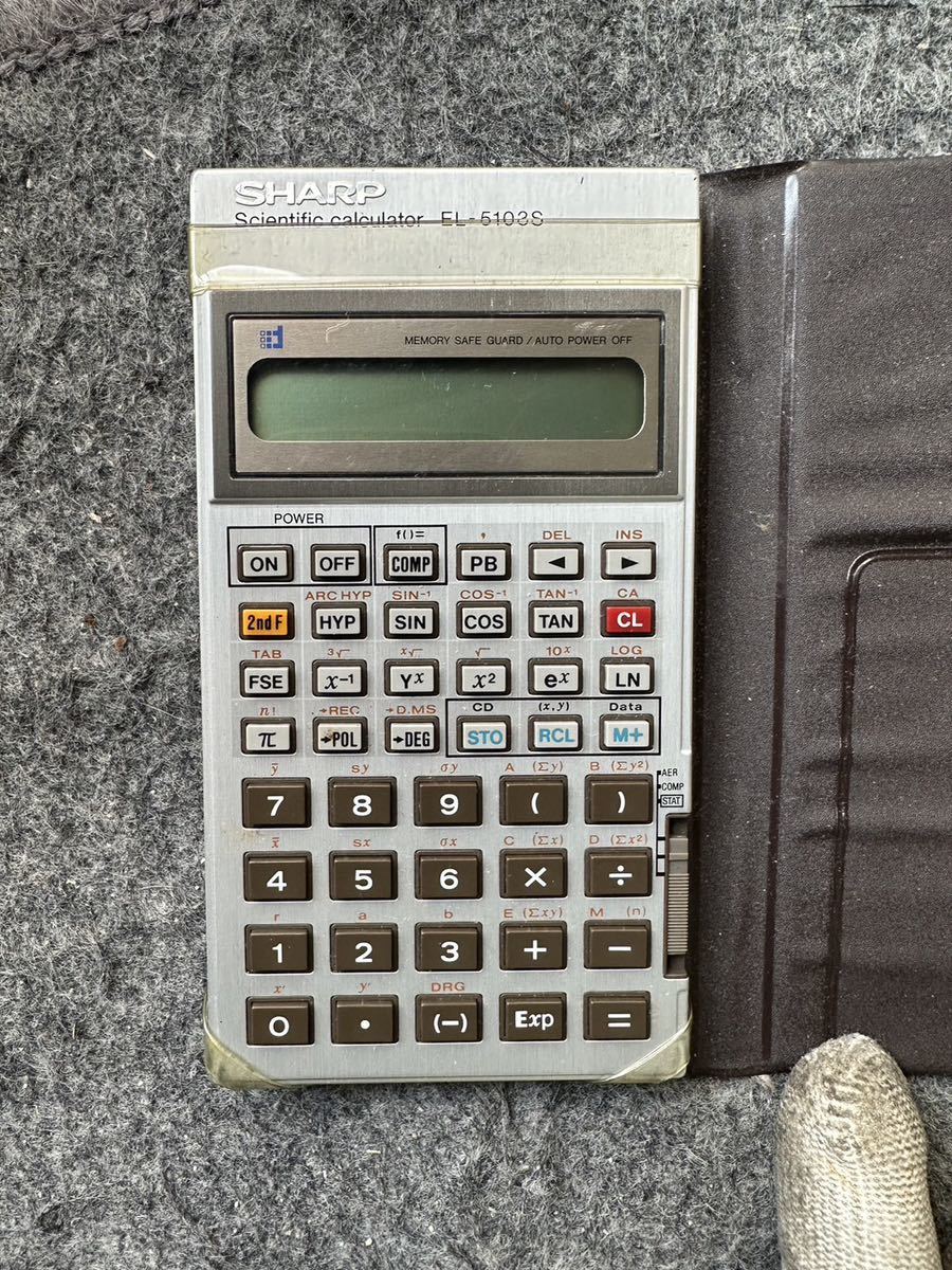 【やや傷や汚れあり】動作未確認★EL-5103S★ SHARP シャープ 電卓の落札情報詳細 - ヤフオク落札価格検索 オークフリー