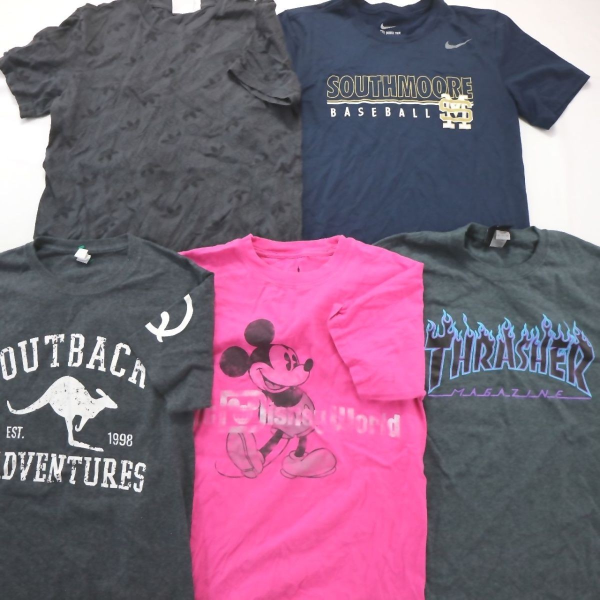 【やや傷や汚れあり】 Tシャツ MIX set カレッジ系 タイダイ柄 他 (メンズS） 20枚セット まとめ売り 古着卸 1円スタート 最落 ...