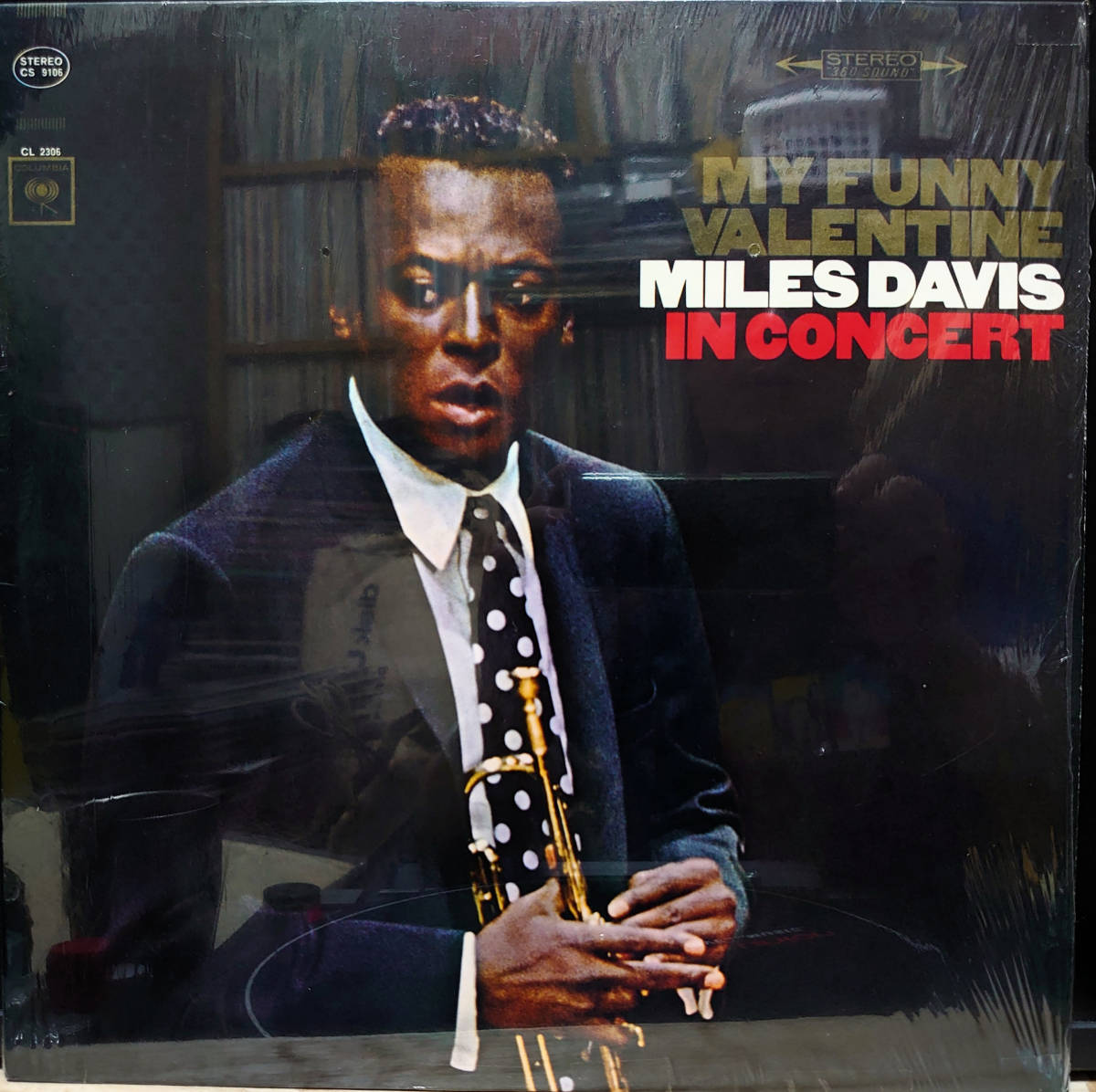 【未使用に近い】 【US Columbia,2eye,美品】 Miles Davis / My Funny Valentine マイルスの ...