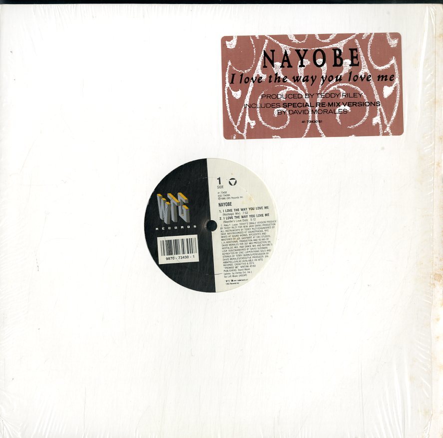 【目立った傷や汚れなし】A00382531/12インチ/ナヨベ(NAYOBE)「I Love the Way You Love Me ...