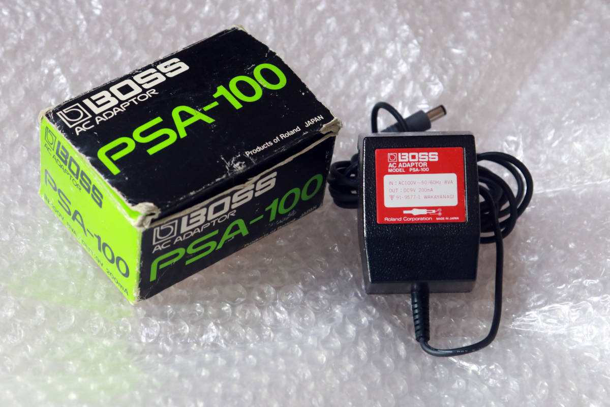 【やや傷や汚れあり】BOSS PSA-100 DC9V 200mA Made in Japan ボス アダプター 日本製の落札情報詳細 ...