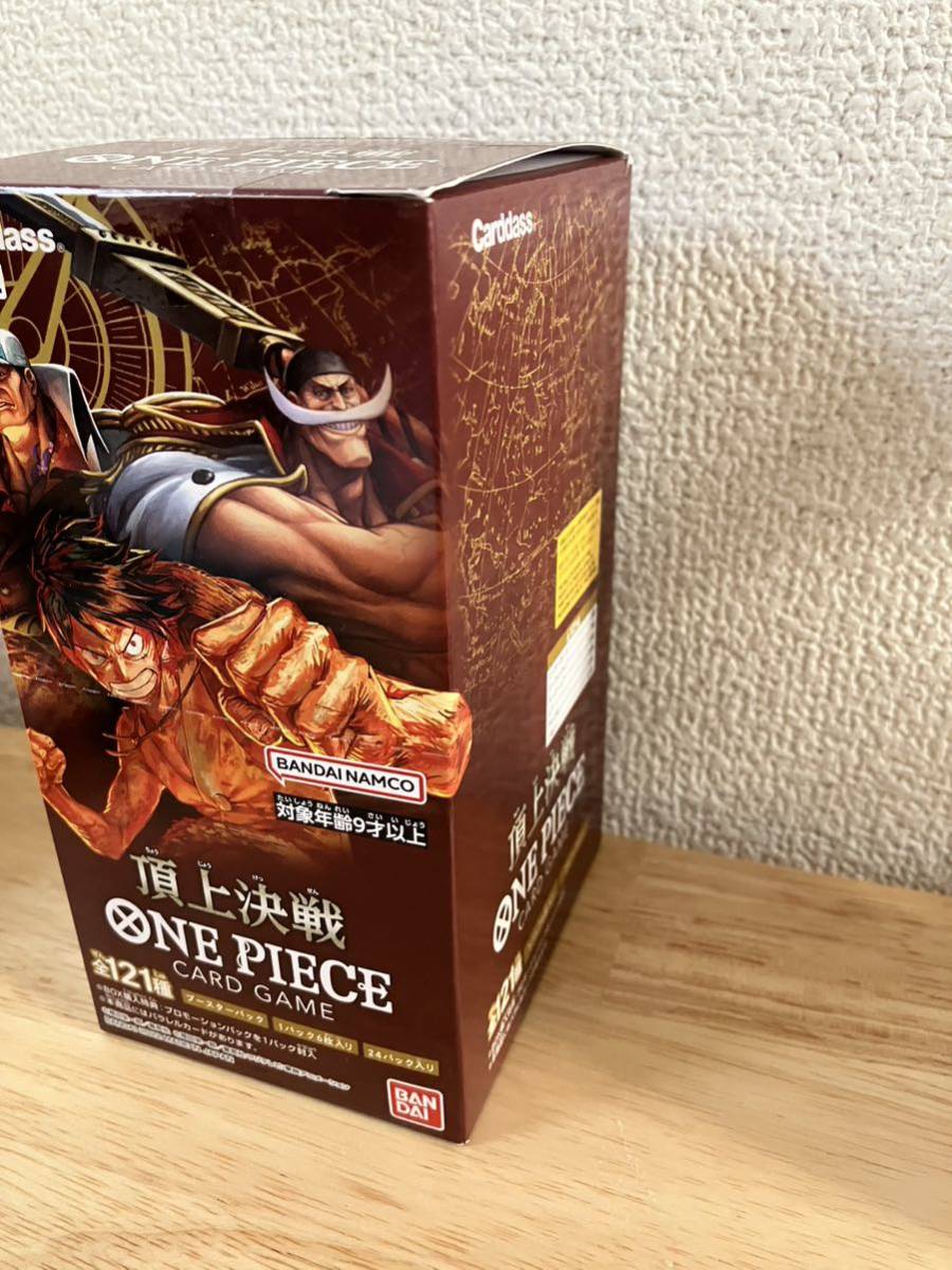 【未使用】【新品】ワンピースカードゲーム 頂上決戦 BOX 新品 未開封 ONE PIECE CARD GAME バンダイ BANDAI ...