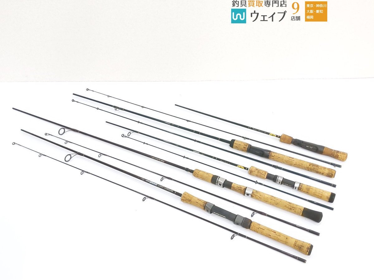 【傷や汚れあり】ダイコー プレステージ PBS-60ML、ufmウエダ Pro4 ライトキャロライナ LCS-60等 バスロッド 計5点セット ※の落札情報詳細 - ヤフオク落札価格情報 オークフリー