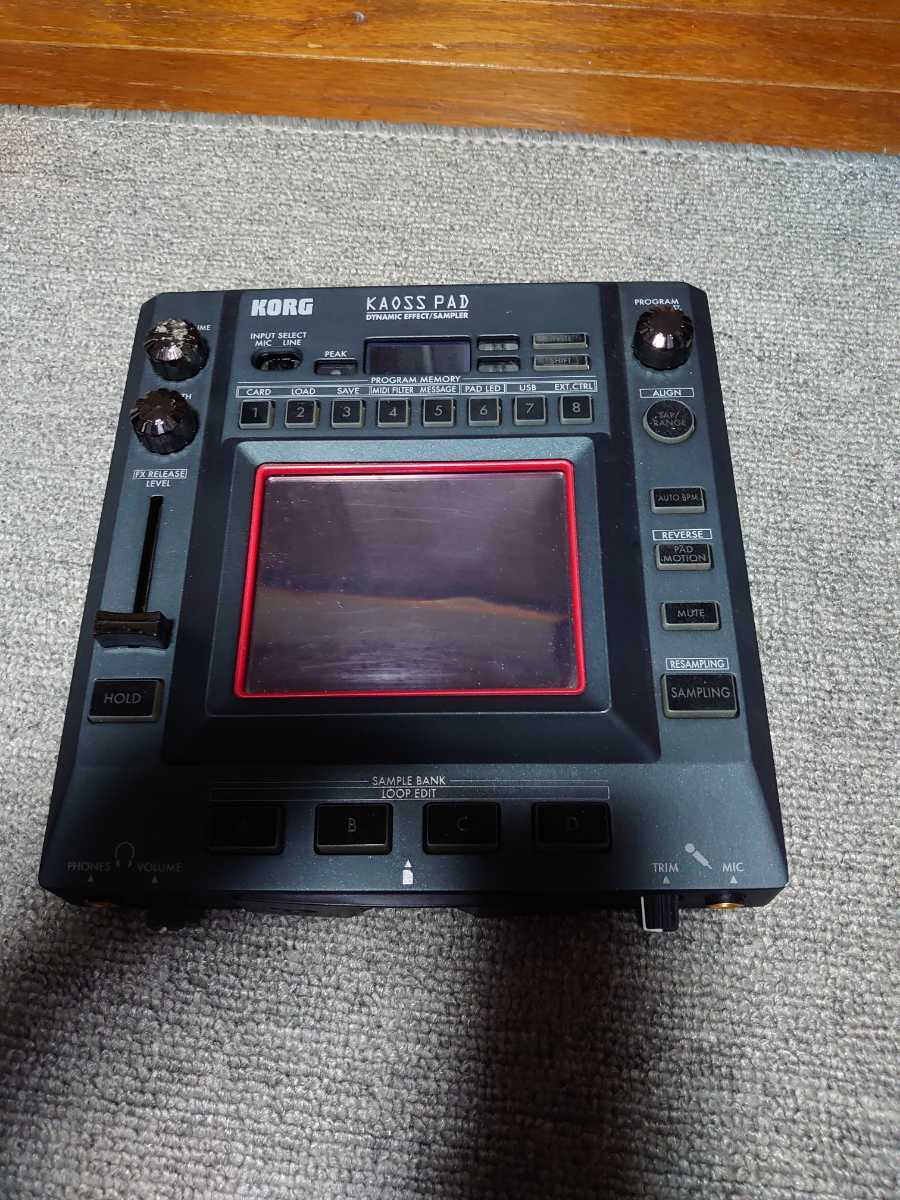 【目立った傷や汚れなし】DJ用 エフェクター KORG KAOSS PAD kP3 サンプラー KP3 コルグ カオスパッド DJ機器 ...