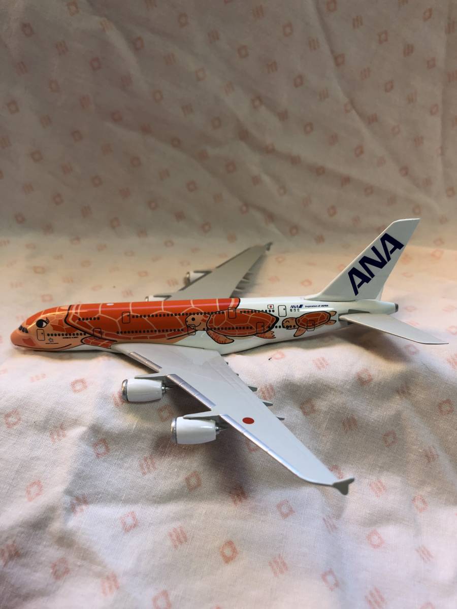 【未使用】ANA（全日空） エアバス A380 フライングホヌ 〈ラー〉1/500スケールの落札情報詳細 - Yahoo!オークション落札価格検索 オークフリー