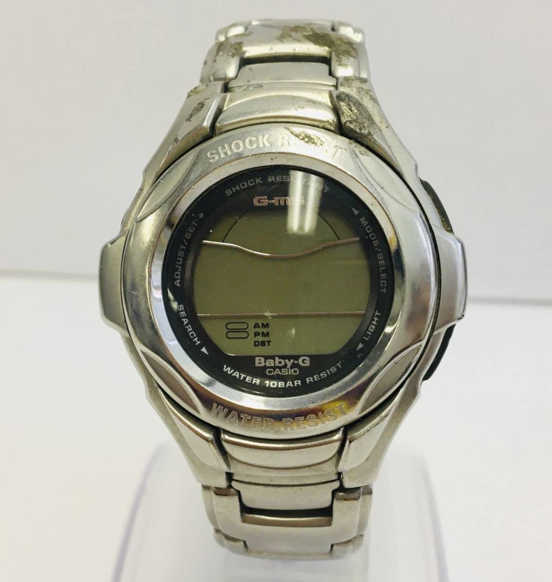 【傷や汚れあり】V634-I39-604 CASIO カシオ Baby-G G-ms MSG-100 レディース クォーツ クロノグラフ ...