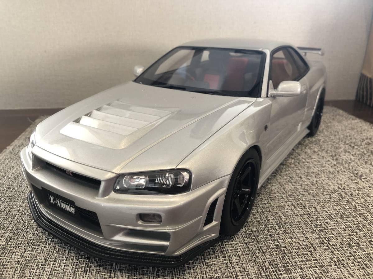 【未使用に近い】京商 SAMURAI 1/12 NISMO R34 GT-R BNR34 Z-Tune スカイラインGT-R 日産 希少！ の落札情報詳細| ヤフオク落札価格情報 オークフリー